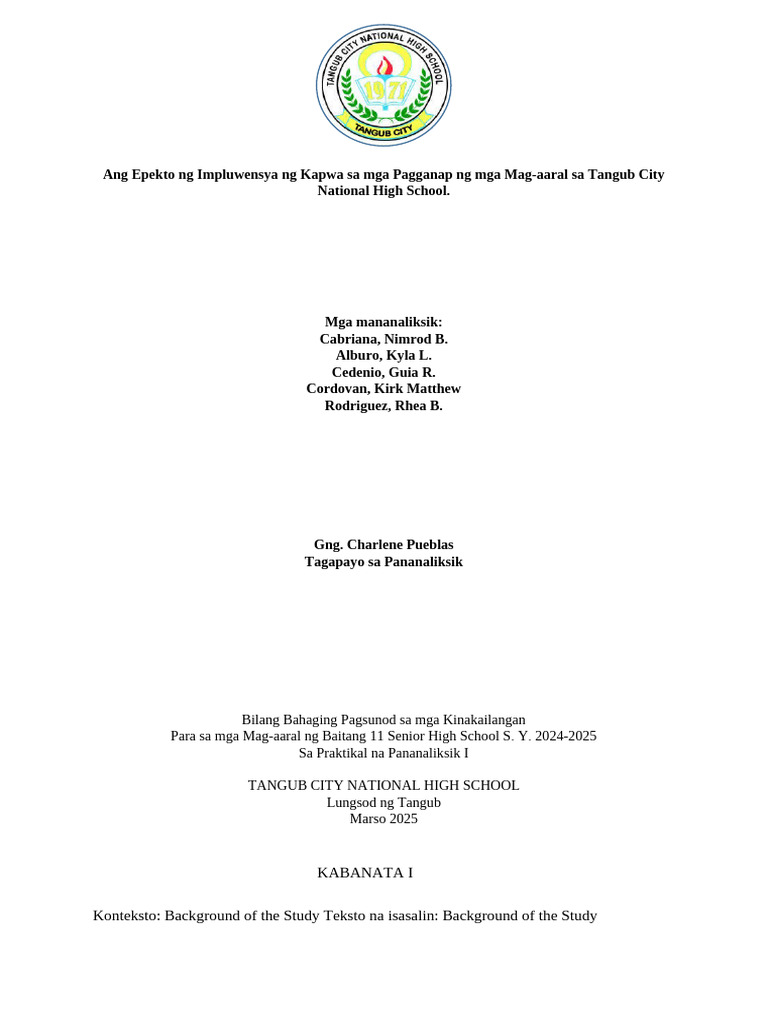 Ang-Epekto-ng-Impluwensya-ng-Kapwa-sa-mga-Pagganap-ng-mga-Mag | PDF