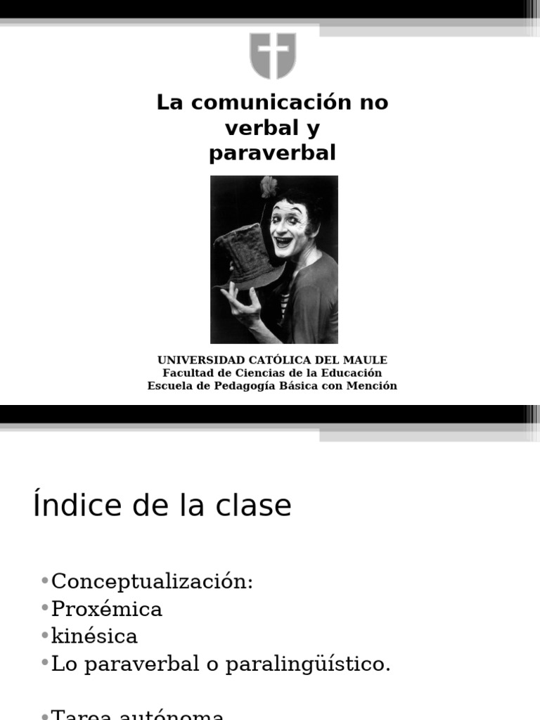 Clase La comunicación no verbal y paraverbal 2021 | PDF | Semiótica ...