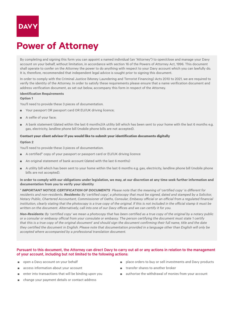 power-of-attorney-2021 | PDF | Notary Public | Identity Document