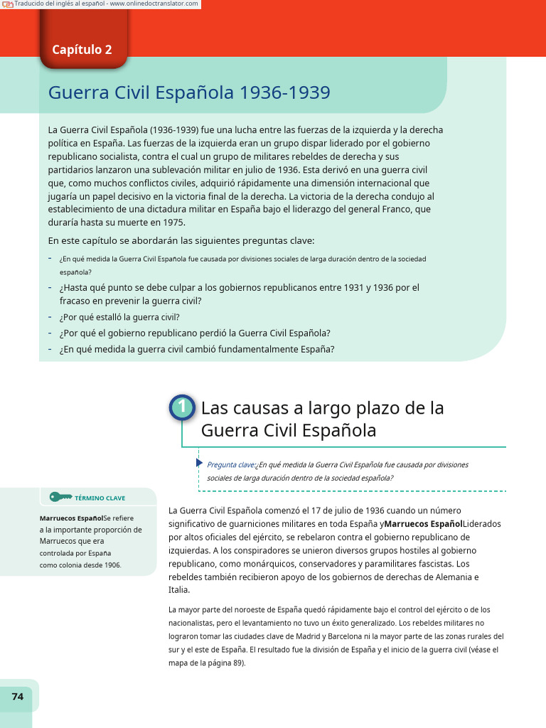 TRADUCIDO - Causes, Practices and Effects DE LA GUERRA CIVIL ESPAÑOLA ...