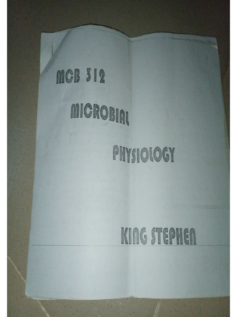 Microbial Physiology | PDF