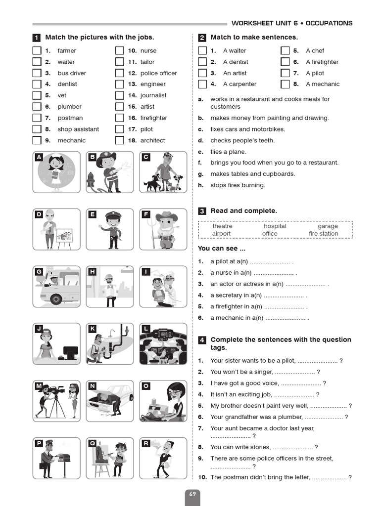 fantastic6_worksheets_unit6 | PDF