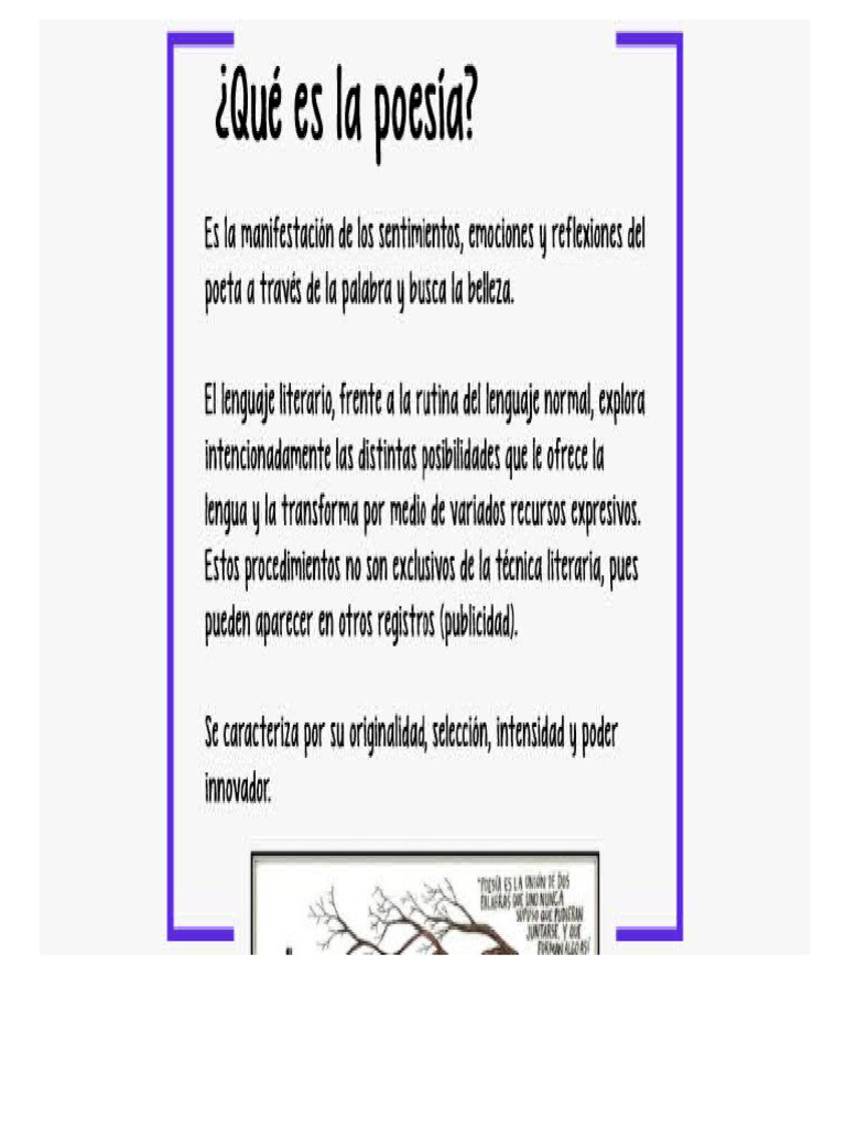 Que Es La Poesia | PDF