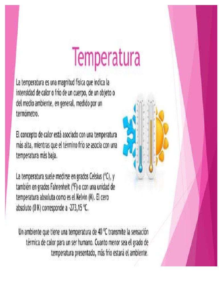 que es la temperatura | PDF