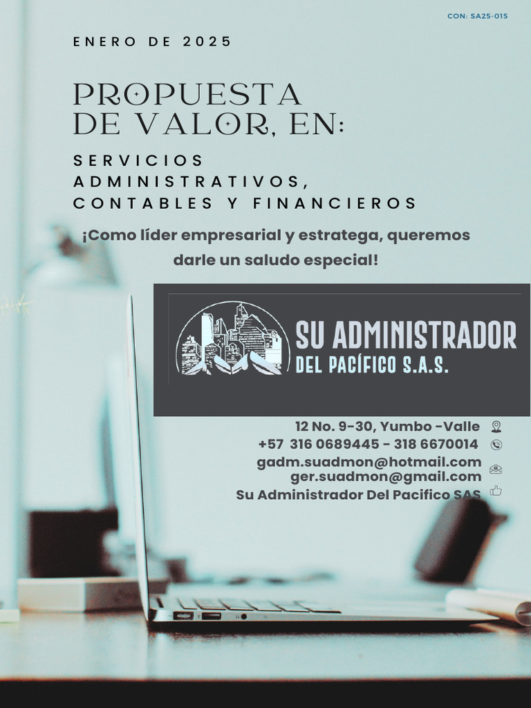 Propuesta Admon-Contable | PDF | Auditoría | Toma de decisiones