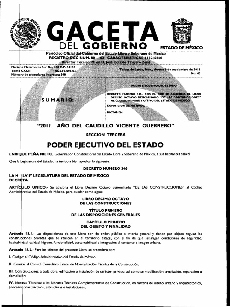 Libro Decimo Octavo | PDF | México | Gobierno