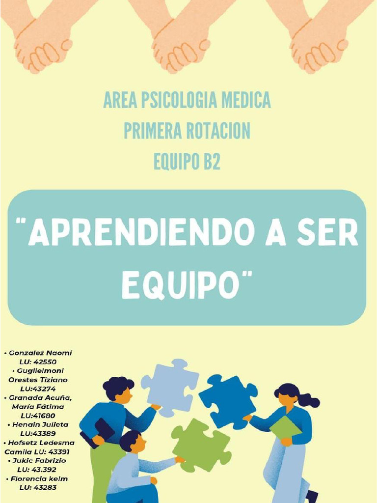 Material de Lectura - Equipo b2 - Primera Semana - Aprendiendo A Ser Equipo | PDF | Aprendizaje ...