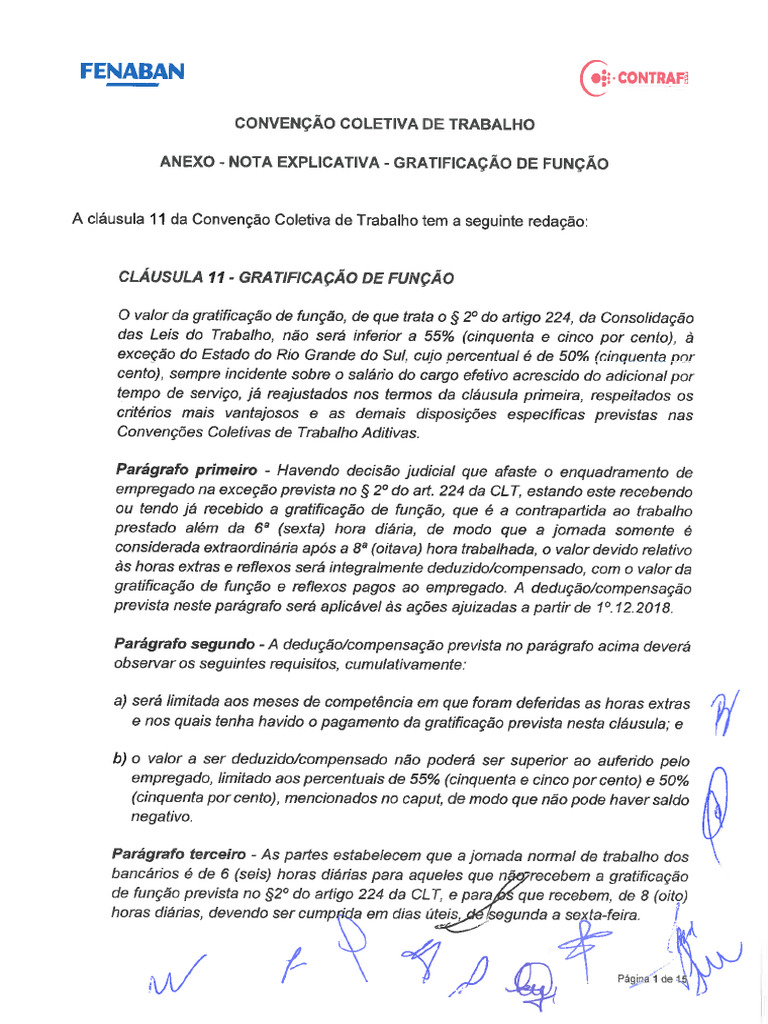 09 CCT - Nota Explicativa Clausula 11 - 2020 | PDF