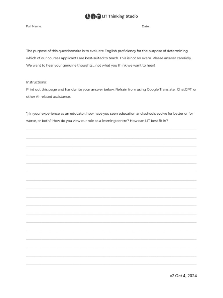 Written Component (Print Out) v2 | PDF | Human Communication | Learning