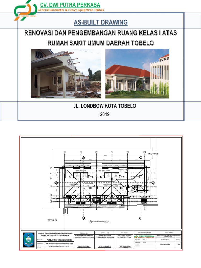 Denah Renovasi RSUD Tobelo | PDF
