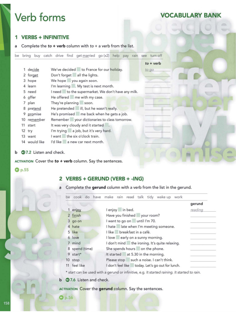 Unit 7 - Vocabulary | PDF