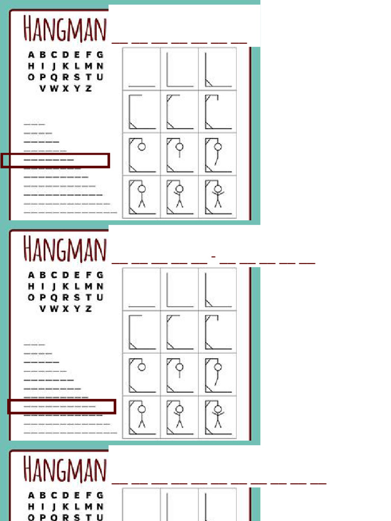 Hangman | PDF