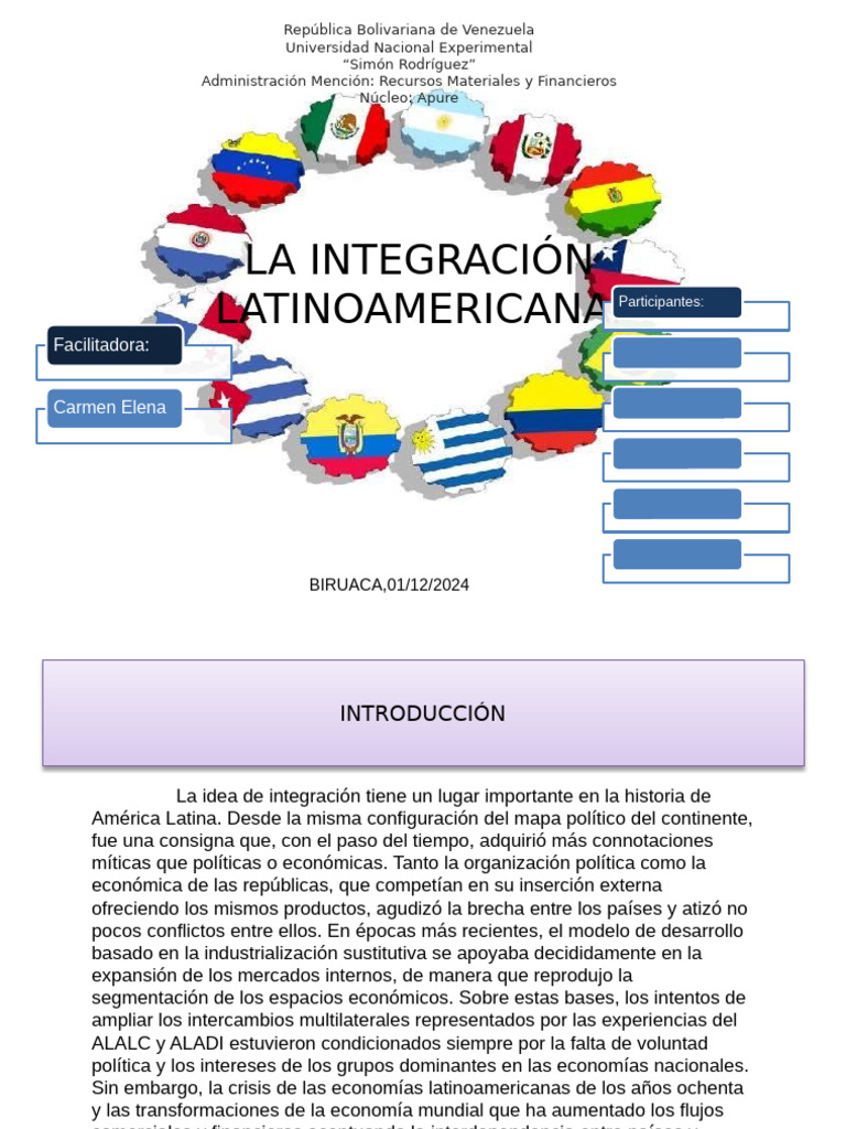 Integración Latinoamericana y Venezuela | PDF | America latina | Economias