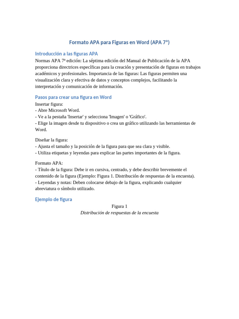 APA Figures in Word With Image | PDF