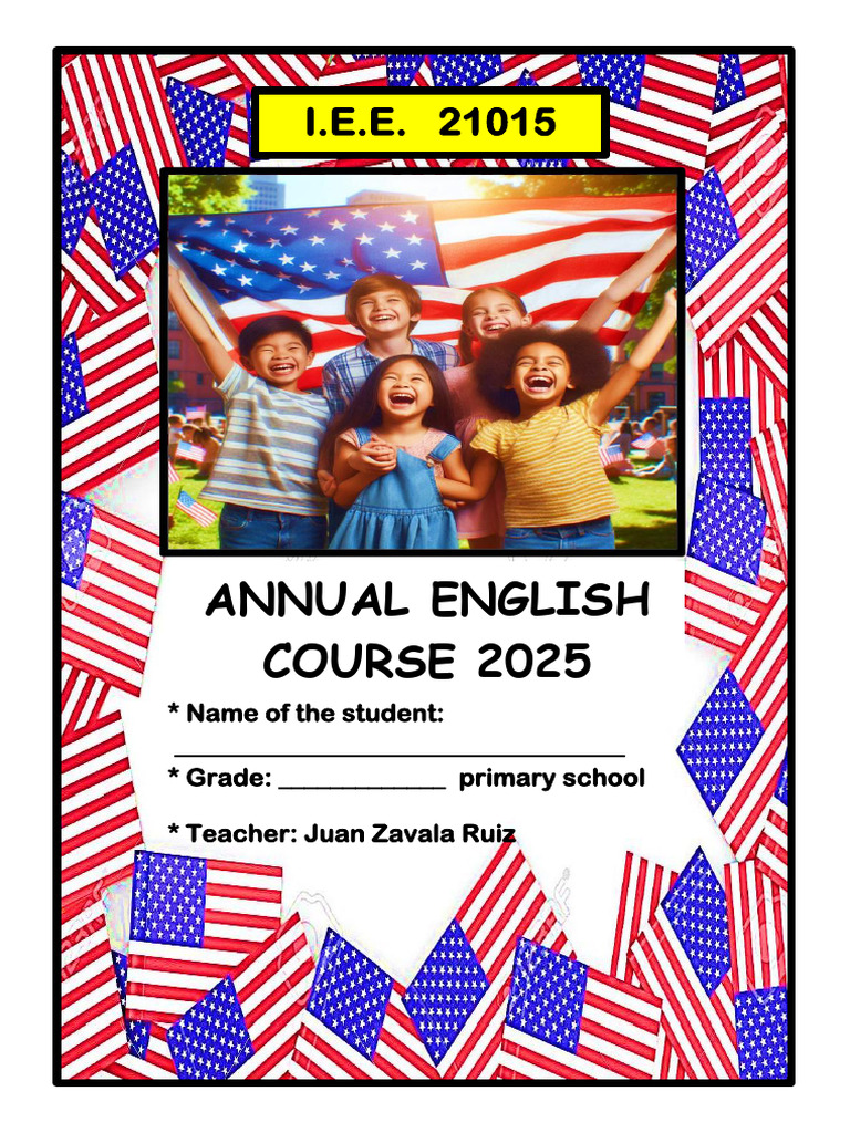 Cover Page. 21015. English Course | PDF