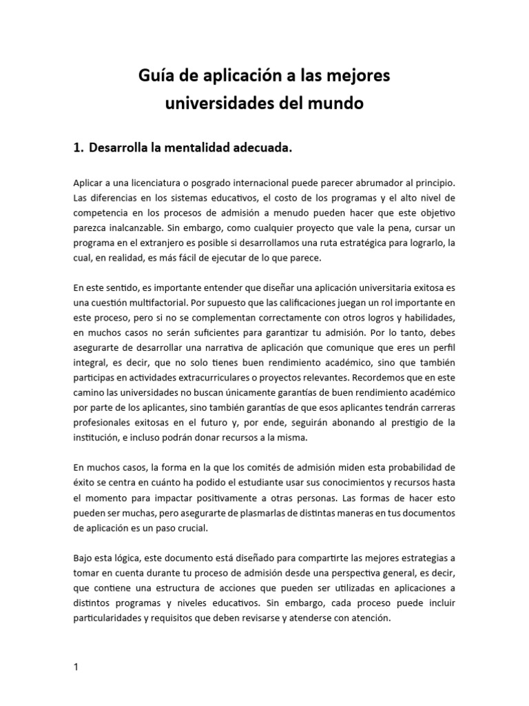 Guia Prepit | PDF | Plan de estudios