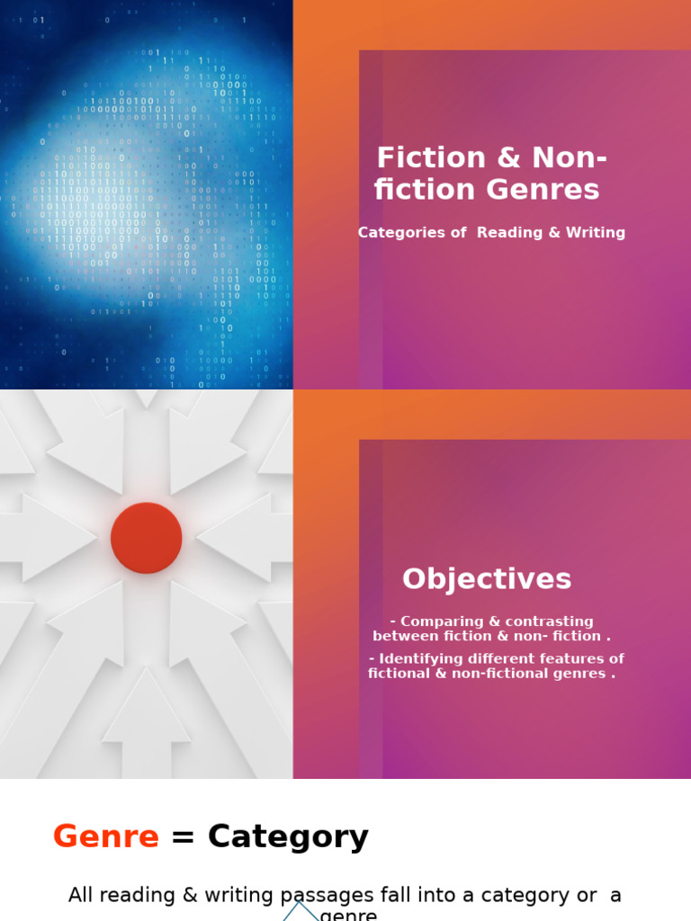 Fiction vs Non-Fiction Genres Explained | PDF | Fantasy | Genre
