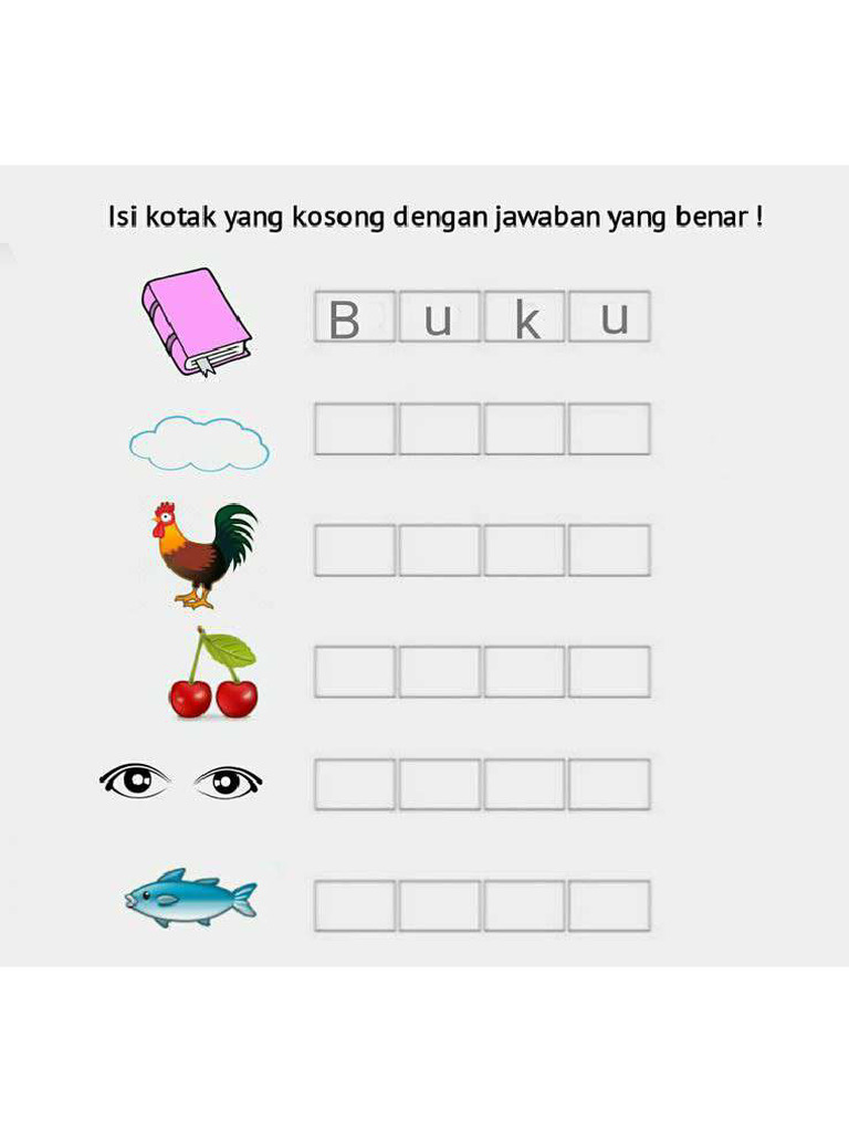 Lembar Kerja Menulis Hurus | PDF