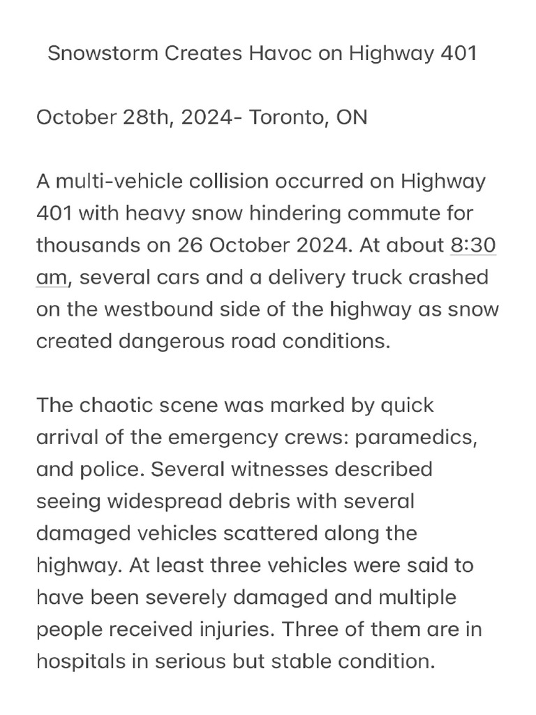 News Report (Sample) | PDF