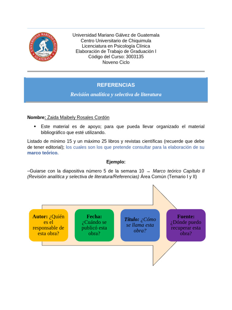 Listado de Referencias (Material de Apoyo) - 1 | PDF