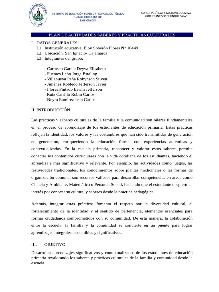 Saberes y Prácticas Culturales en Educación | PDF | Comunidad | Enseñando