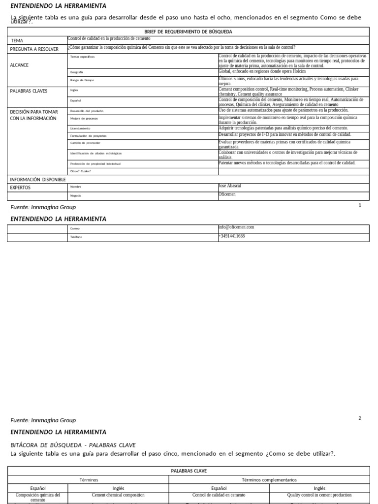 4.2 Brief Vigilancia - Formato | PDF