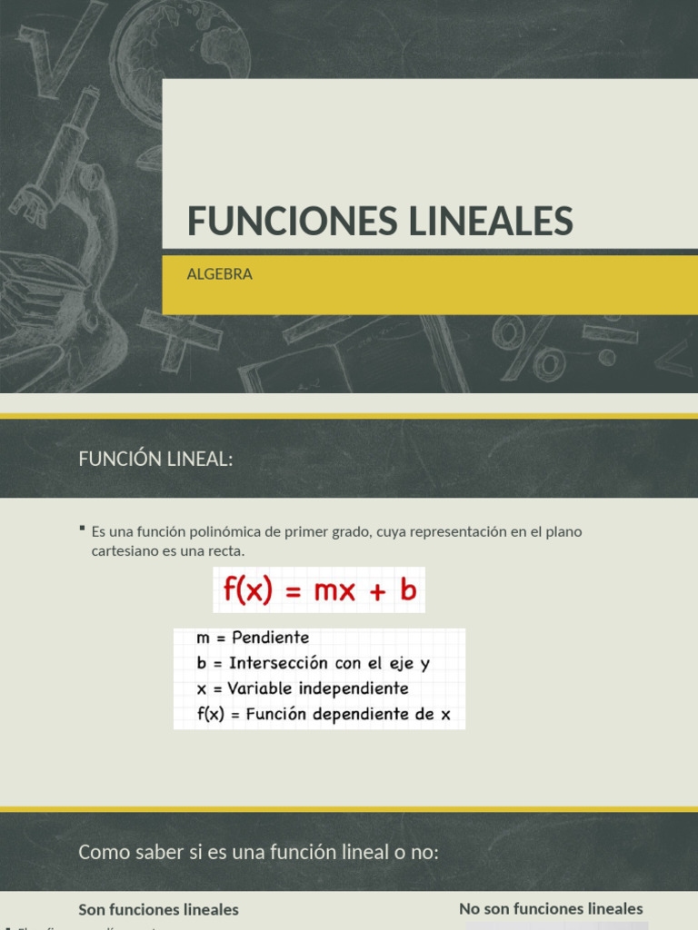 Funciones Lineales | PDF
