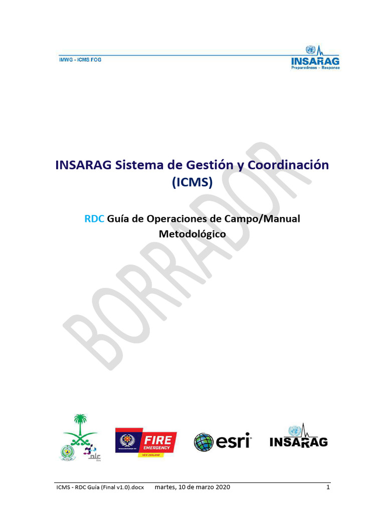 ICMS-RDC-Guia-Final-v1.0-Espanol | PDF | Informática