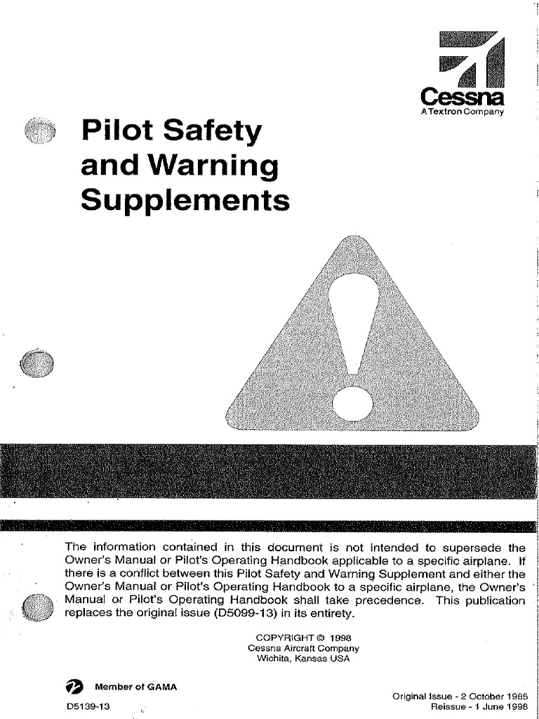 Pilot Safety | PDF