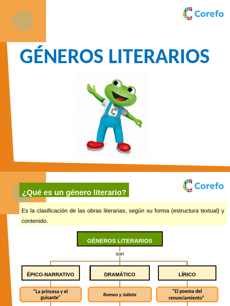 PPT_ Géneros Literarios (1) | PDF