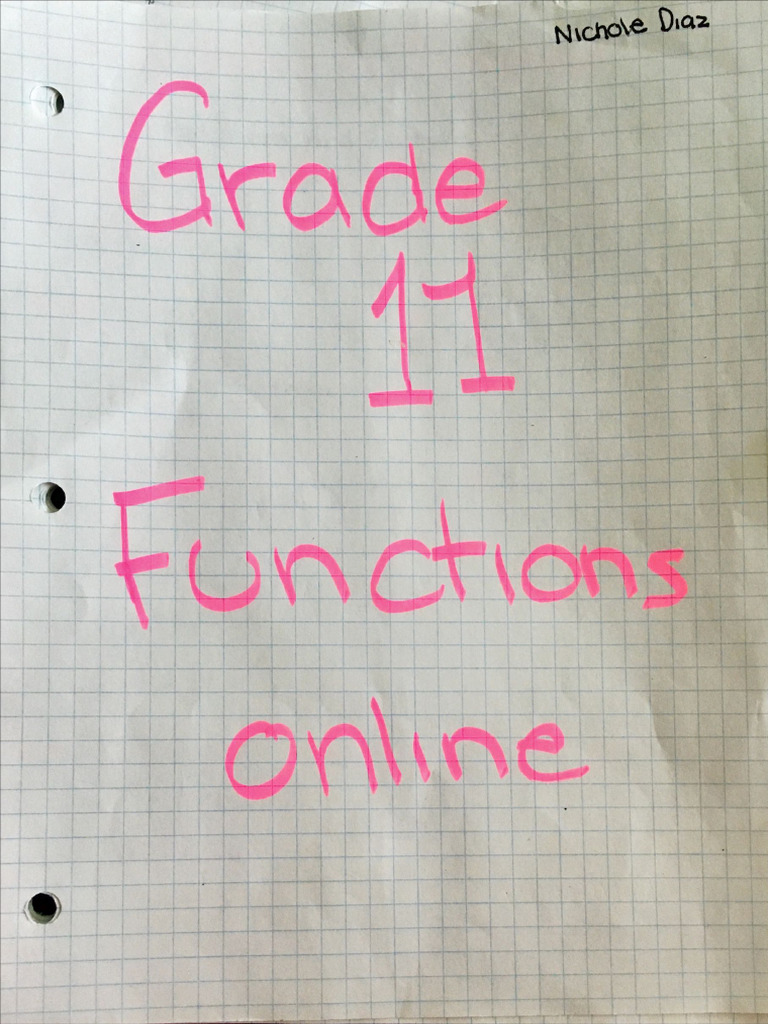 Unit 1 - Functions | PDF
