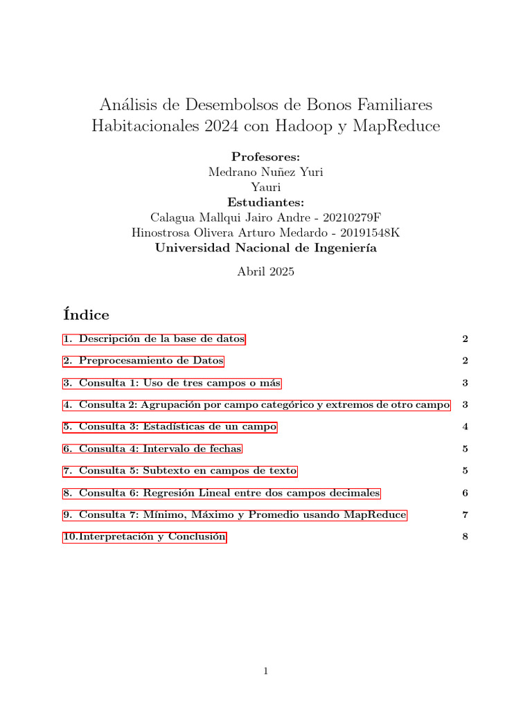 PC1 Macrodatos | PDF | Java (lenguaje de programación) | Desarrollo de ...