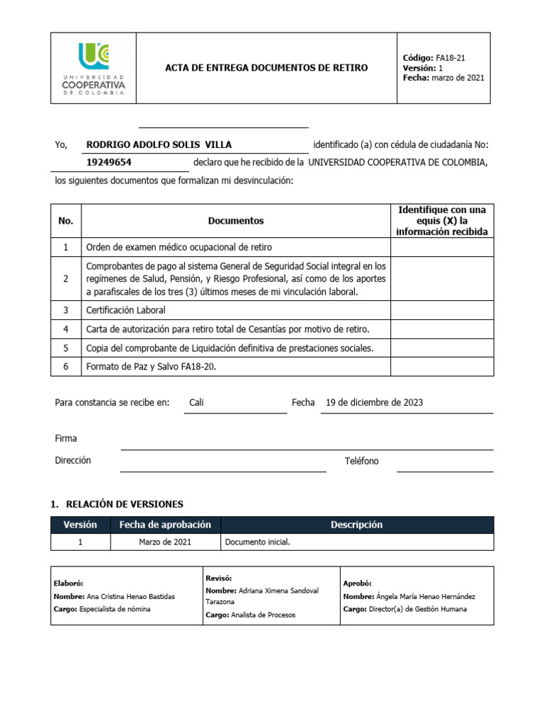 ACTA DE DOCUMENTOS-1 (1)SS | PDF