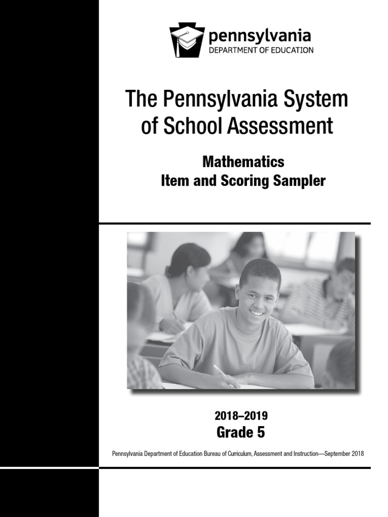 2018 Pssa Iss Math Grade 5 | PDF | Multiple Choice | Gallon