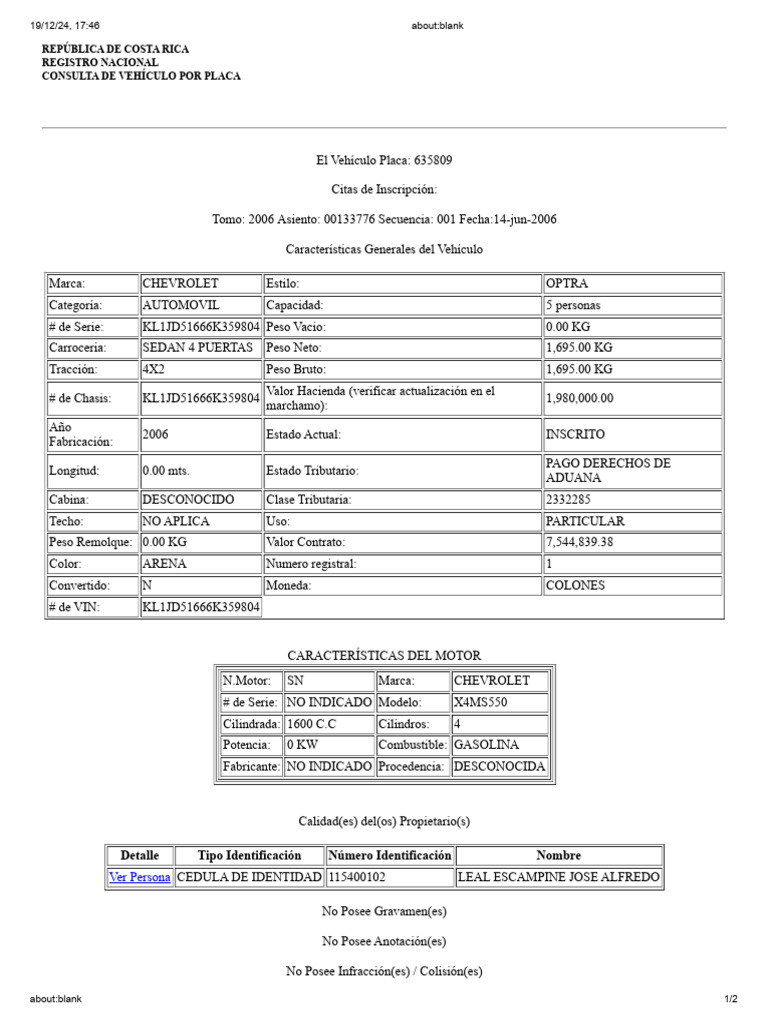 Chevrolet Optra 2006 | PDF | Vehículos de ruedas | Tecnología de vehículos