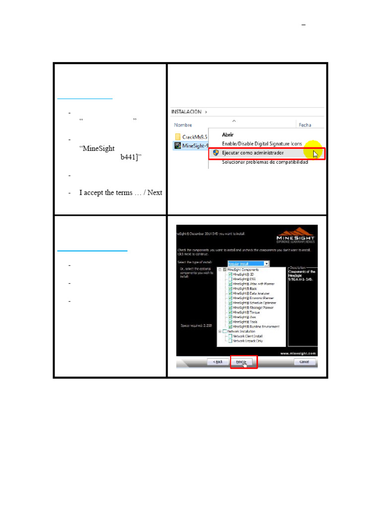 01 Instalacion Minesight 9.5 | PDF