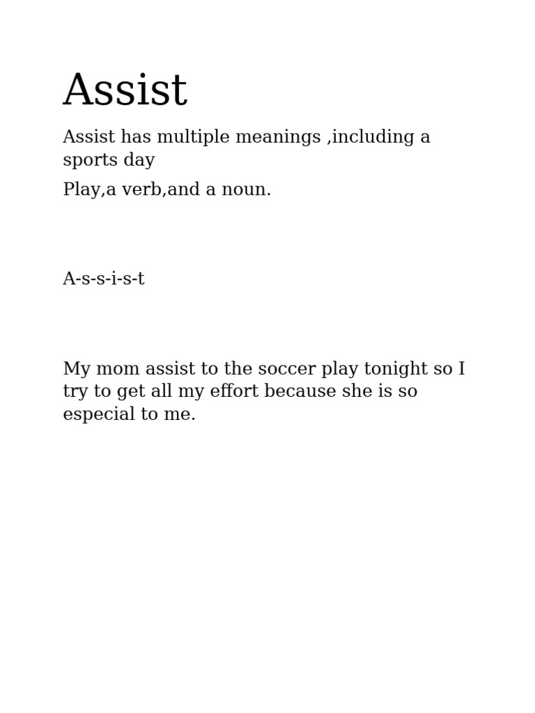 Assist | PDF