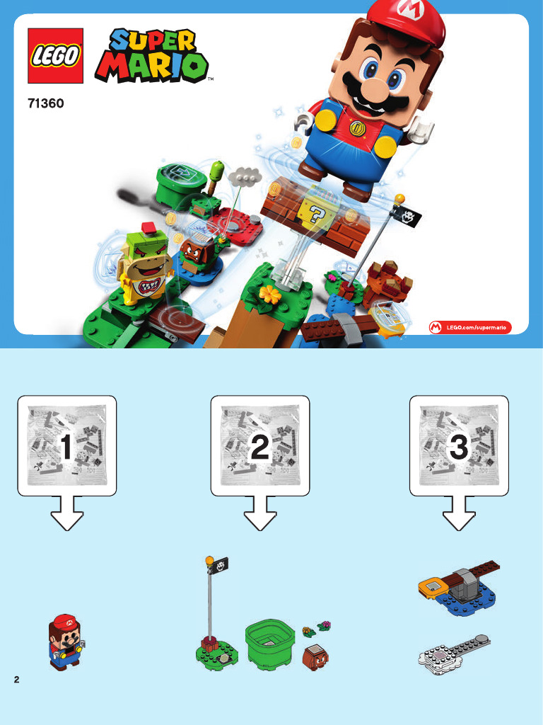 Lego Set 71360 Super Mario Adventures With Mario Starter Course | PDF