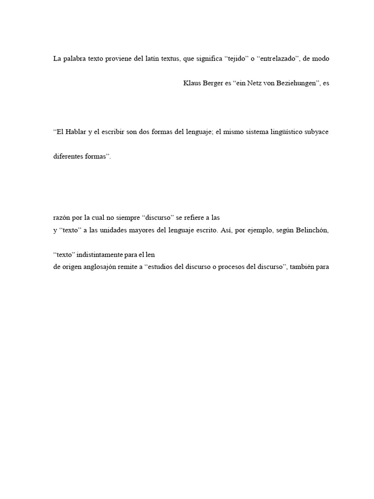 Teoría del Texto: Comunicación y Estructura | PDF | Comunicación | Palabra