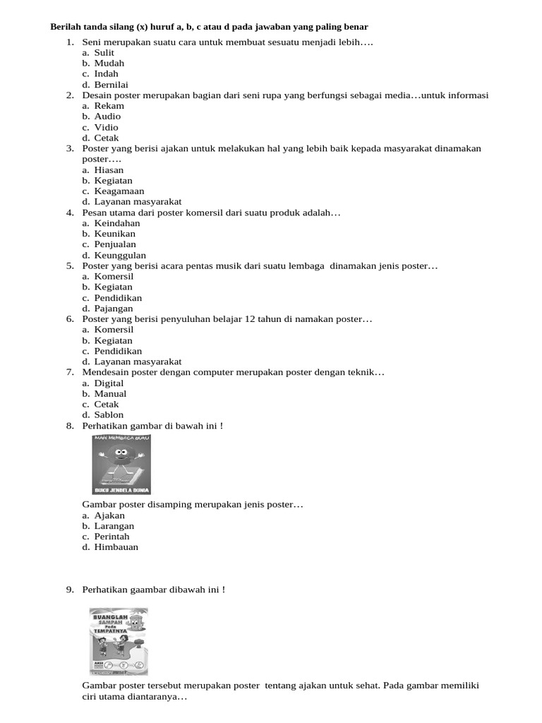 Naskah Soal Pat Kelas Viii SB | PDF