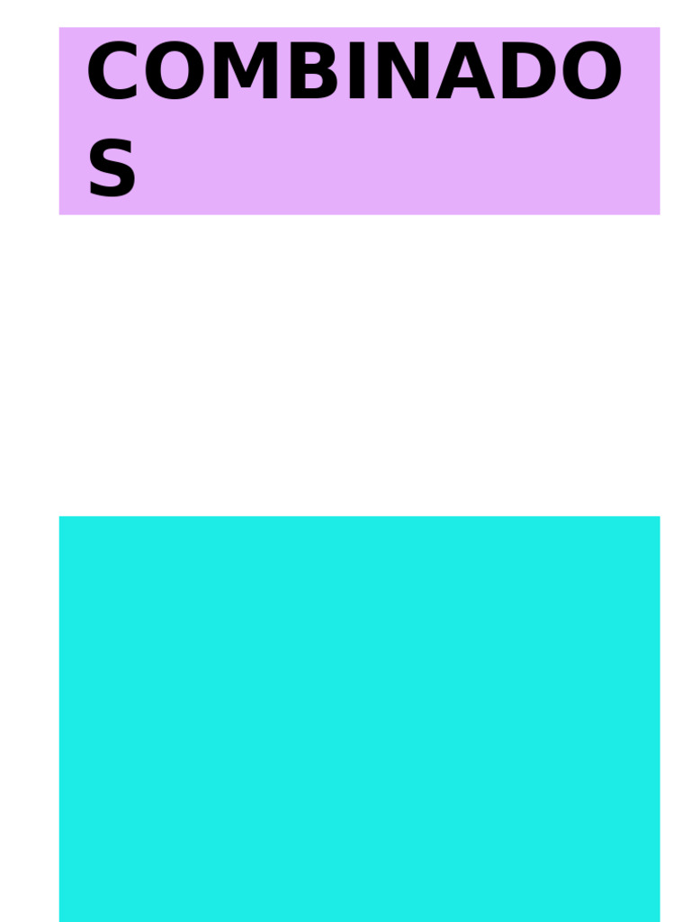 Combinados Fundo Do Mar (3) | PDF