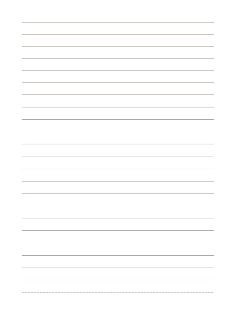 Simple A4 Lined Paper | PDF
