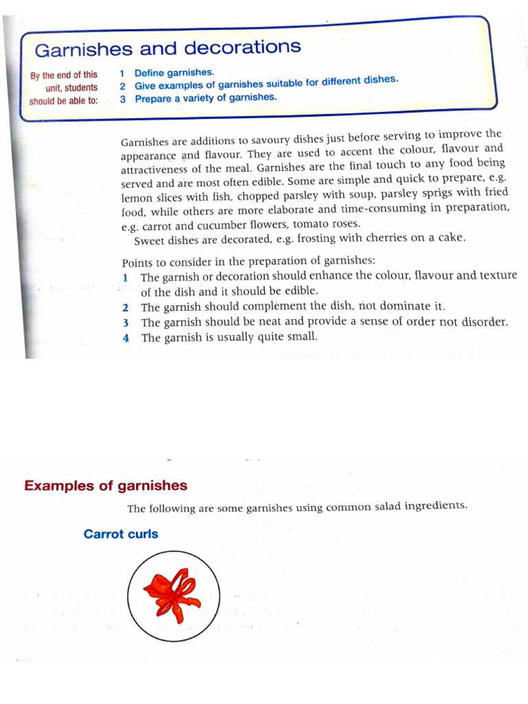 Garnishes | PDF