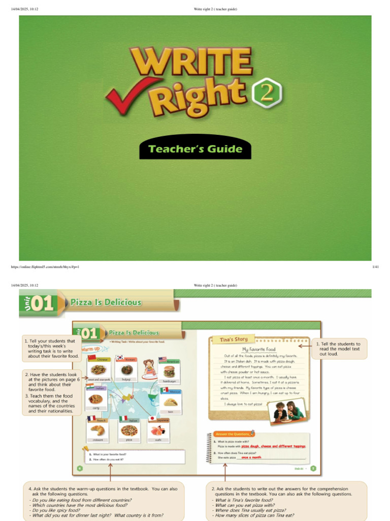 Write Right 2 (Teacher Guide) | PDF