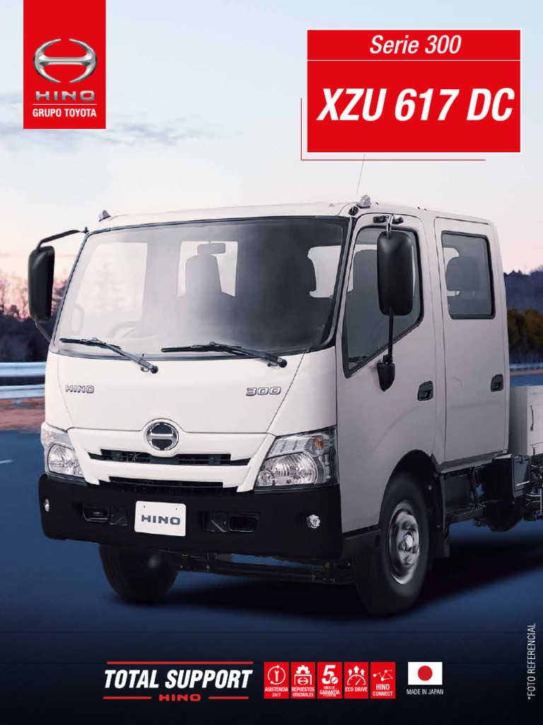 Ficha Técnica HINO XZU 617DC | PDF | Eje | Vehículo de motor