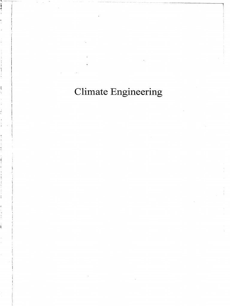Callies, Daniel E. - Climate Engineering | PDF