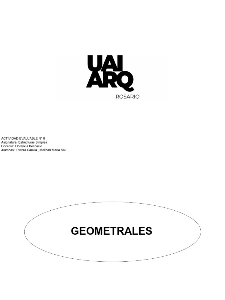 Estructuras Simples, Maqueta Final | PDF