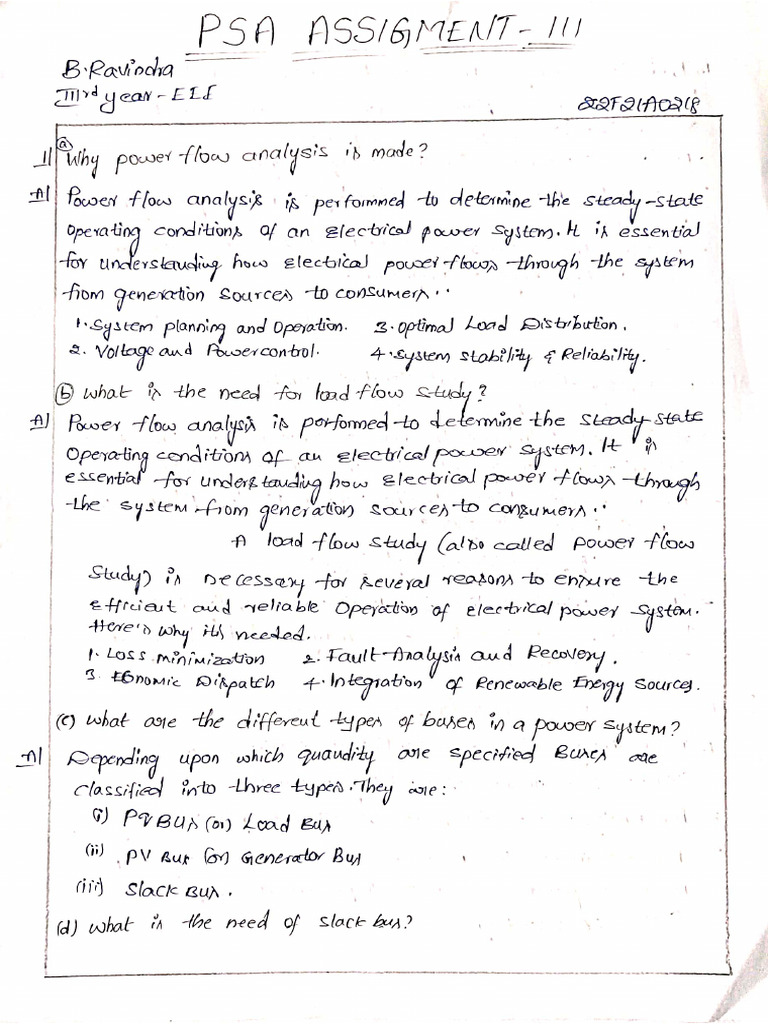 PSA Assignment 3 Except 5th Question | PDF