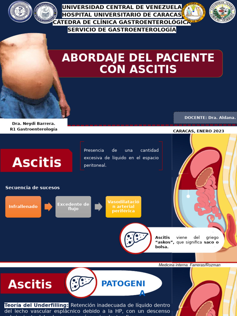 Ascitis | PDF | Especialidades Medicas | Enfermedades y trastornos
