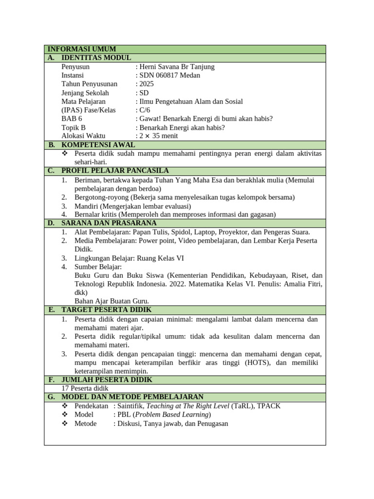 MODULNYA TaRL PBL | PDF